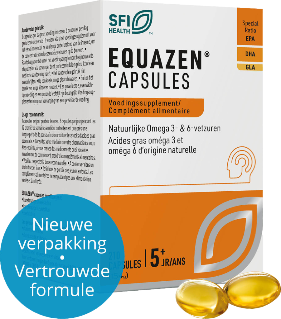 Equazen capsules omega 3- en 6-vetzuren | Curasense